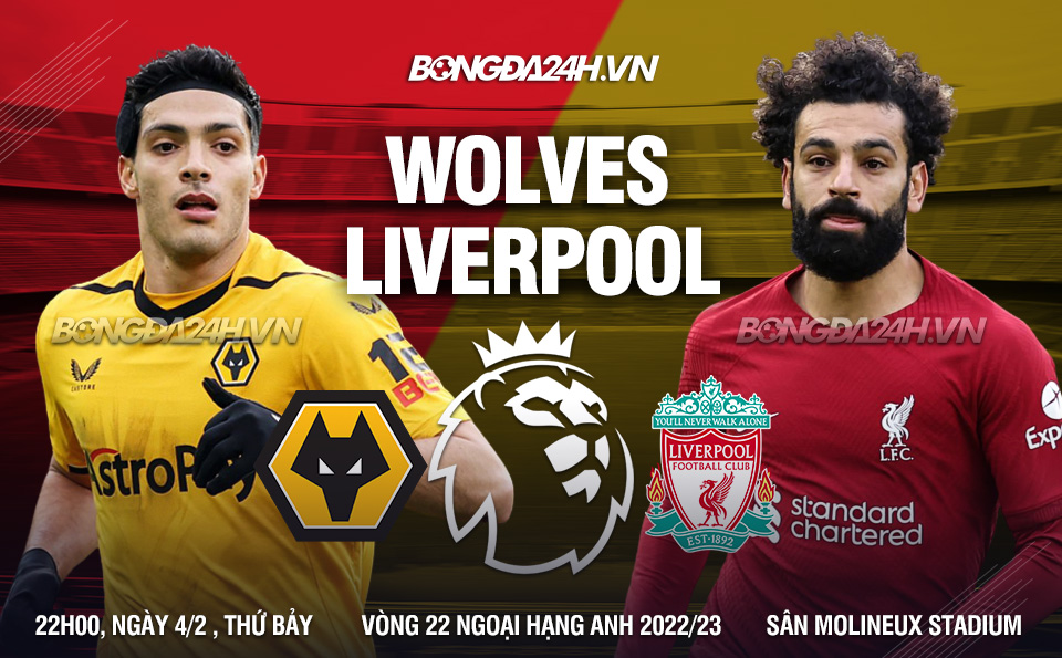 Kết quả bóng đá Wolves vs Liverpool Ngoại hạng Anh hôm nay