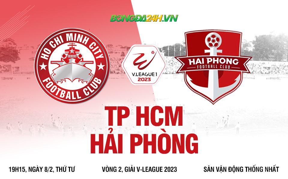 Kết quả bóng đá TPHCM vs Hải Phòng VLeague 2023 hôm nay