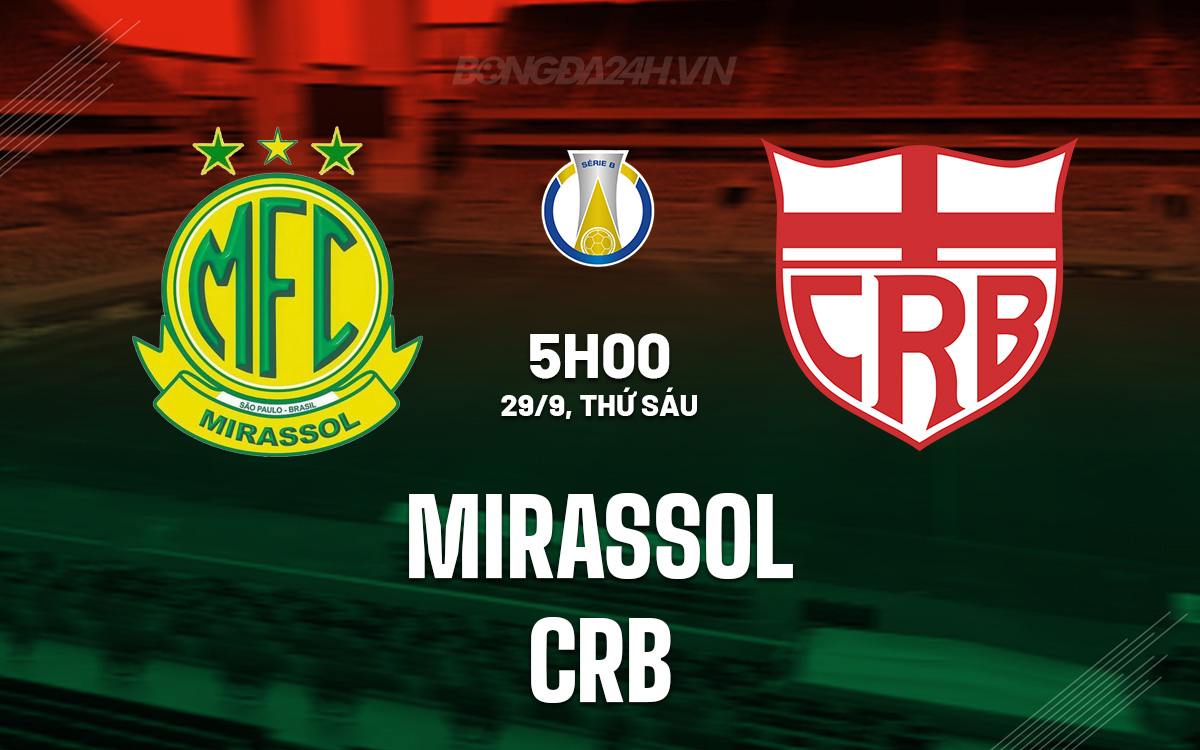 Nhận định bóng đá Mirassol vs CRB Hạng 2 Brazil hôm nay