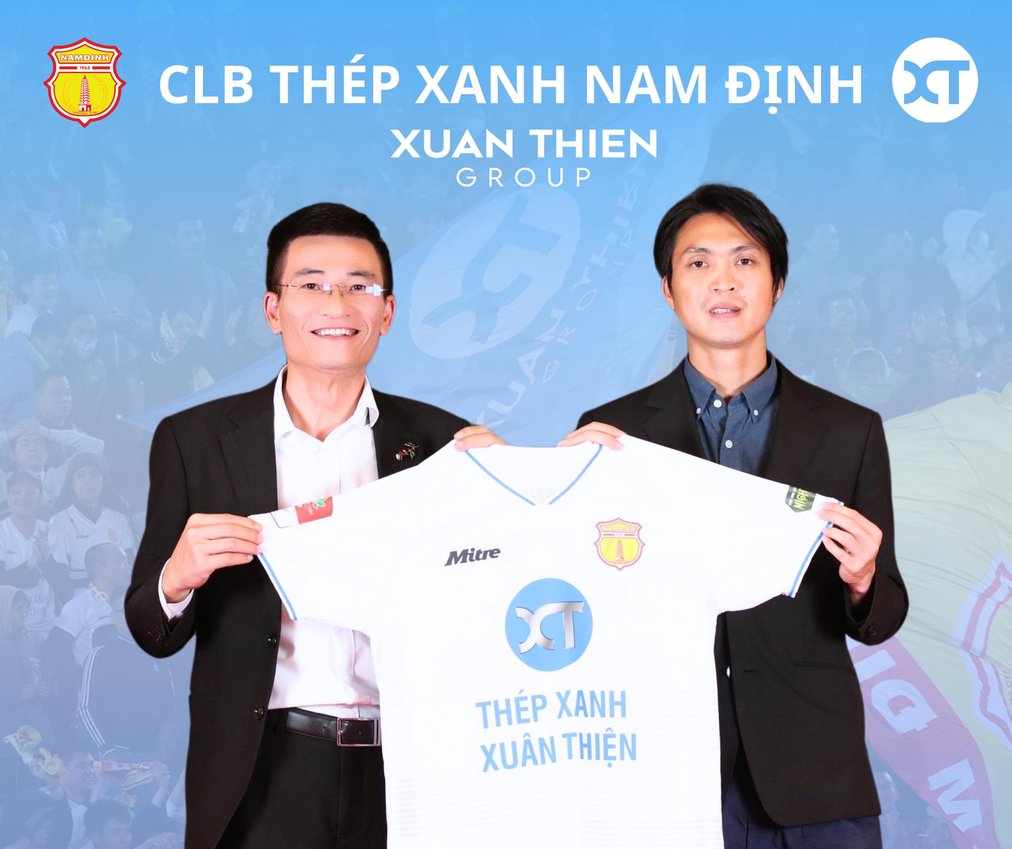 Tuấn Anh chính thức gia nhập gia đình Thép Xanh Nam Định