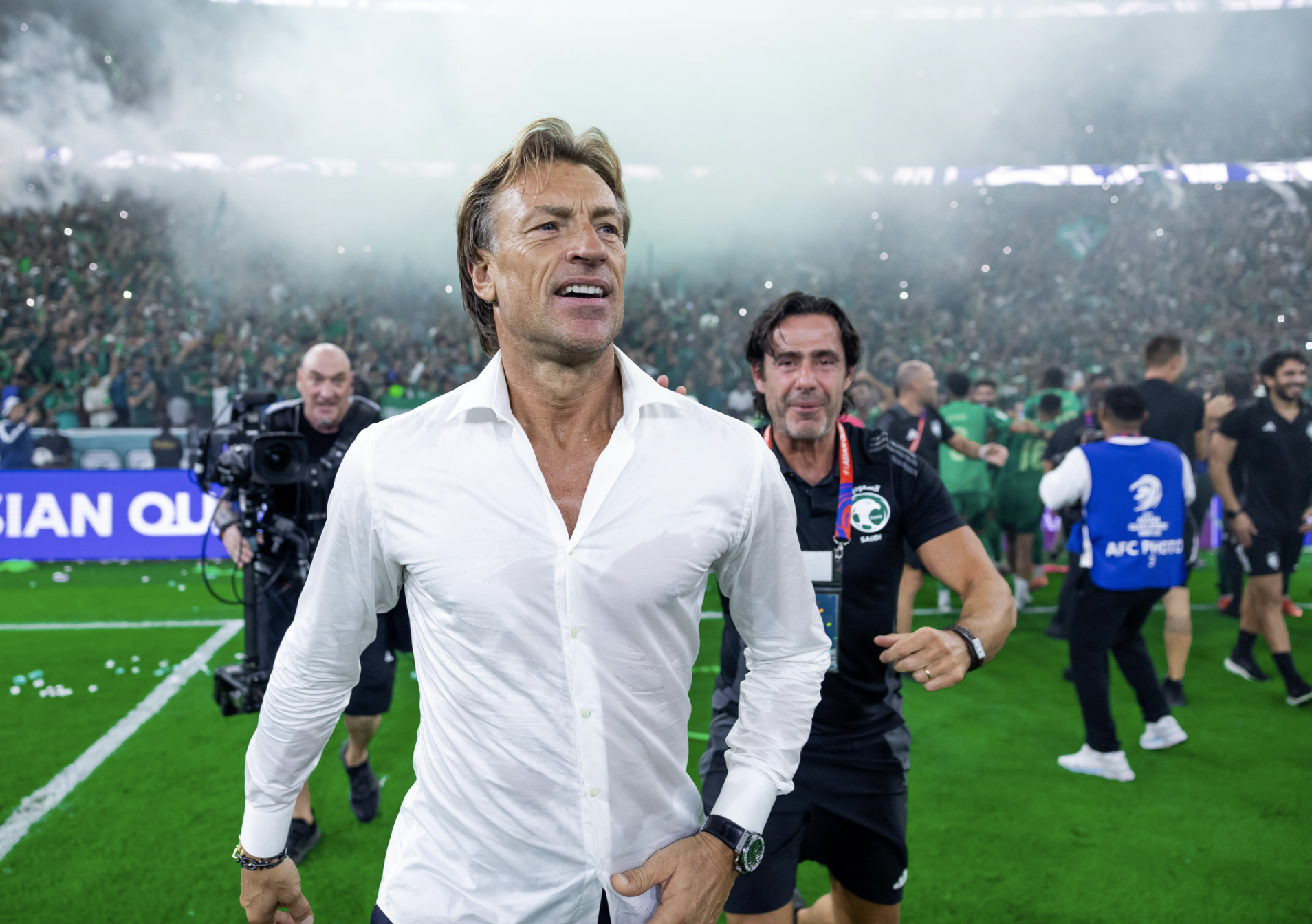 HLV Herve Renard hạnh phúc khi giúp Saudi Arabia dự World Cup