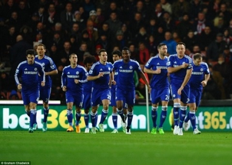 Chelsea vô địch lượt đi và bài học từ Arsenal