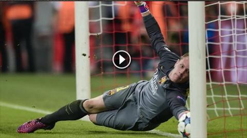 Thủ môn Stegen Barca và Pha cứu thua xuất sắc nhất châu Âu