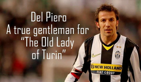Câu chuyện về huyền thoại tiền đạo Del Piero của CLB Ju