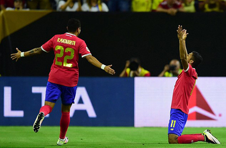 Video clip bàn thắng Colombia vs 2-3 Costa Rica Copa Am