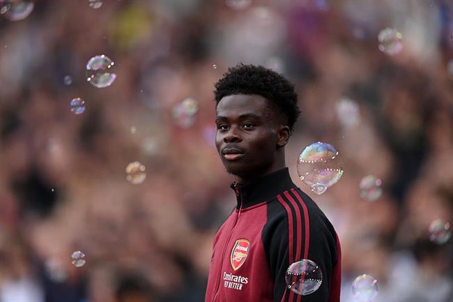 Bukayo Saka - Hình ảnh của cầu thủ Bukayo Saka