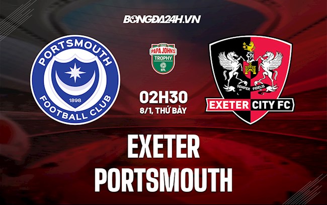 Nhận định nhận định Exeter vs Portsmouth EFL Trophy 2021/22