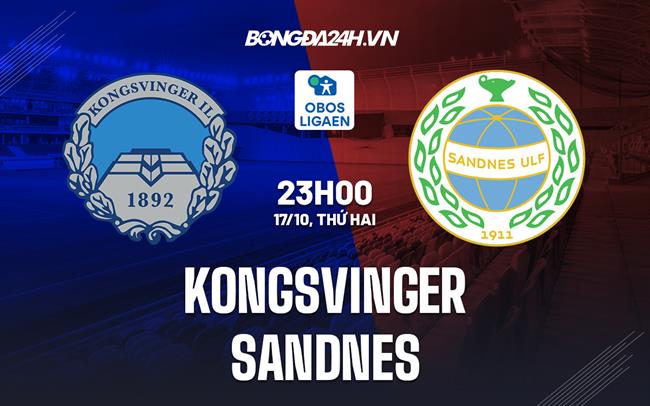 Soi kèo Kongsvinger vs Sandnes Hạng 2 Na Uy 2022