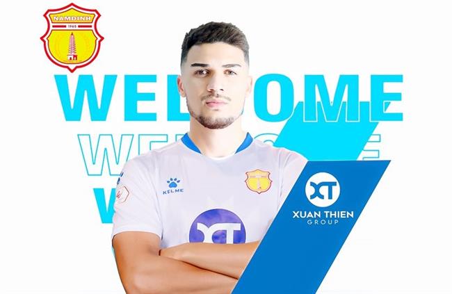 CLB Nam Định ra mắt ngoại binh Hendrio Araujo Dasilva