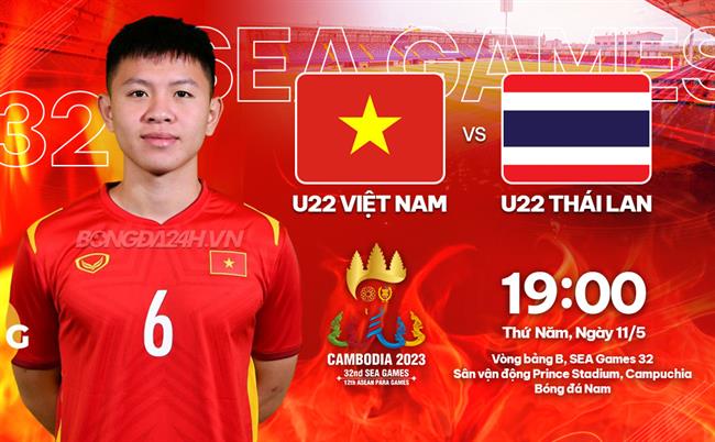 Nhận định U22 Việt Nam vs U22 Thái Lan vòng bảng SEA Games 32