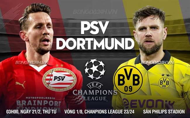 Nhận định PSV vs Dortmund (3h00 ngày 21/02): Chờ trận cầu rực lửa