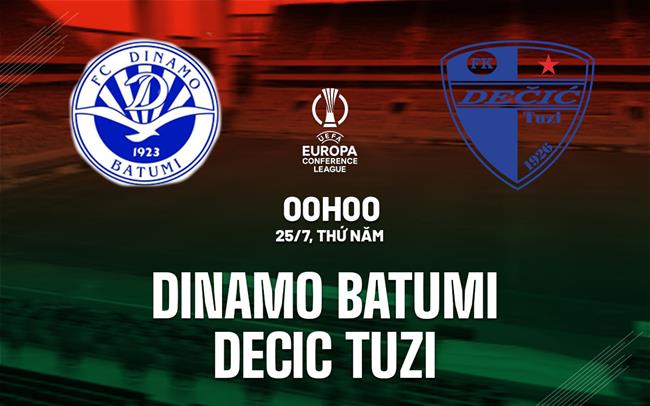Nhận định bóng đá Dinamo Batumi vs Decic Tuzi Cúp C3 hôm nay